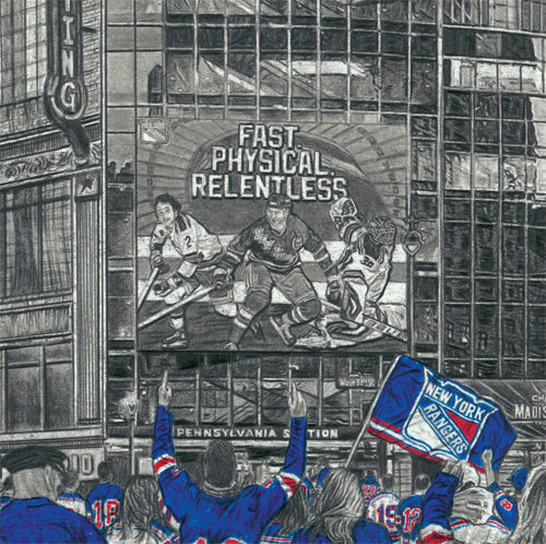 Hand-drawn Rangers Artwork Captures Culture and History - New York ...